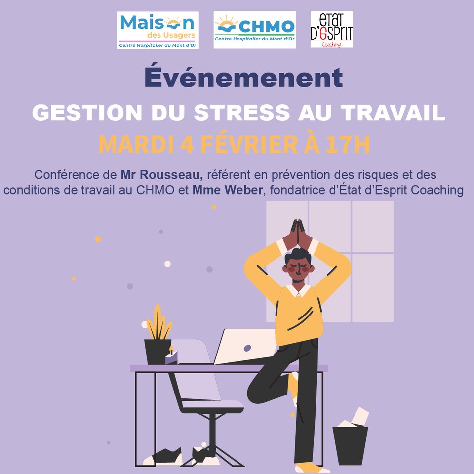 EVENEMENT - Gestion du stress au travail | Ch Mont d'Or